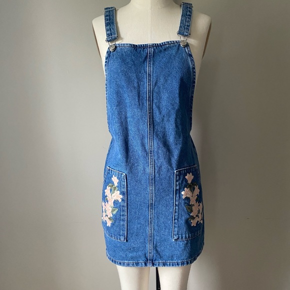 Topshop | Dresses | Topshop Motto Denim Dress | Poshmark